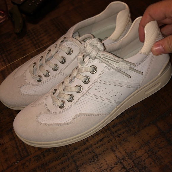Ecco | Shoes | Mens White Suede Size 7 Ecco Shoes | Poshmark